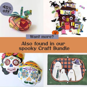 3D Paper Pumpkin Craft | Fall Activity, Classroom Art (PDF) - Etsy