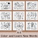 Vocabulary Building Coloring Page | Full Alphabet | A-Z | 26 Pages ...