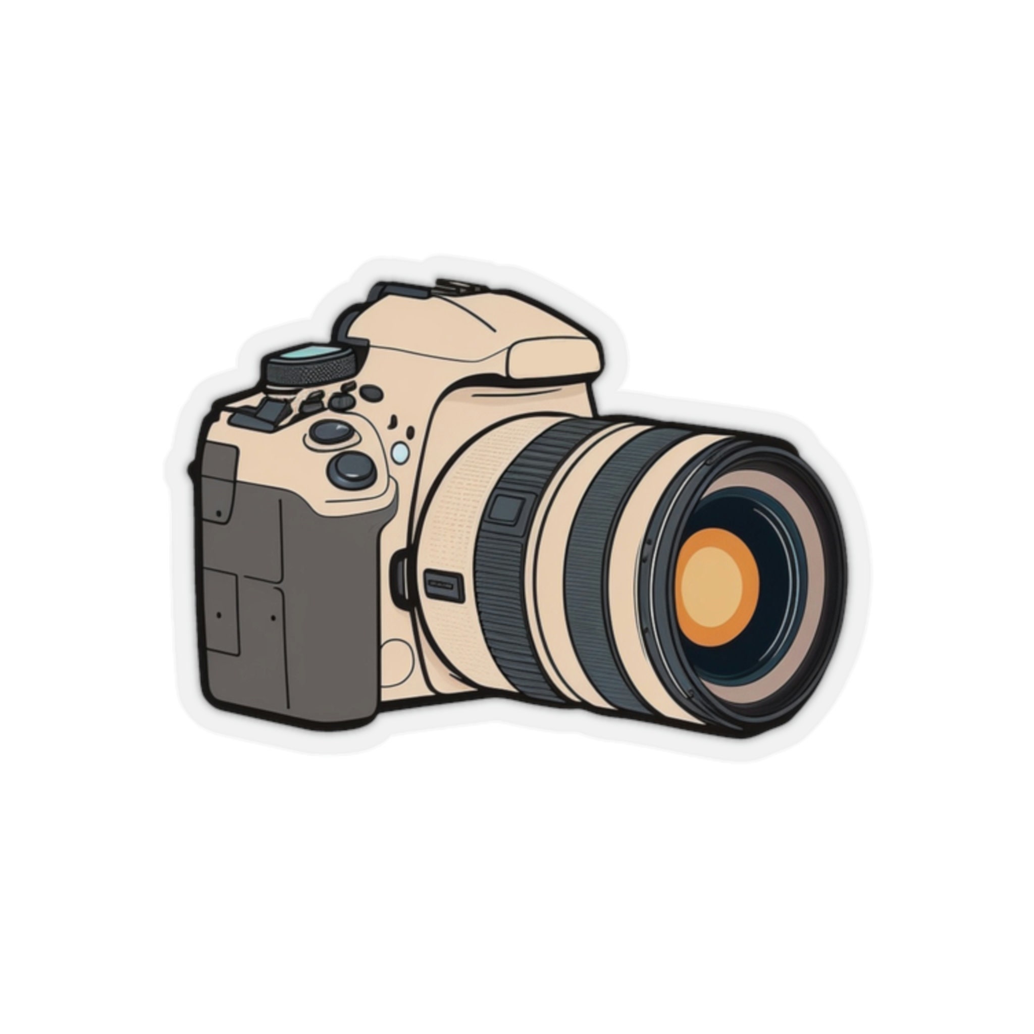Camera Sticker, DSLR Camera, Camera, Camera Vinyl, Photographer, Cute ...
