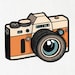 Camera Sticker, DSLR Camera, Camera, Camera Vinyl, Photographer, Cute ...
