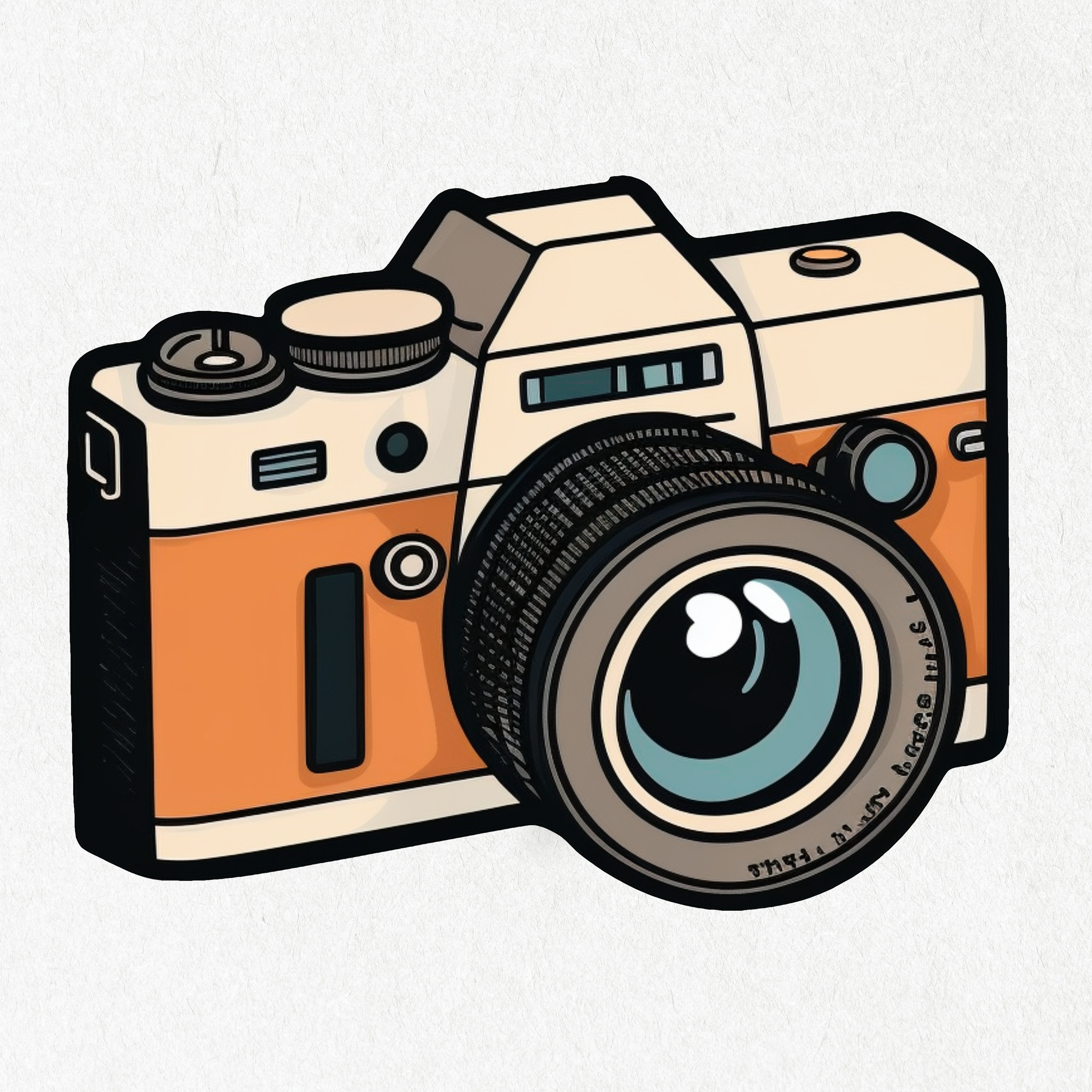 Camera Sticker, DSLR Camera, Camera, Camera Vinyl, Photographer, Cute ...