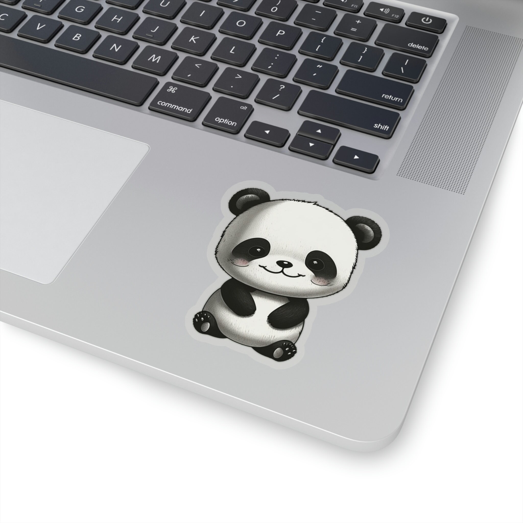 Panda, Panda Sticker, Panda Vinyl, Happy Panda, Cute Panda Decal, Water ...