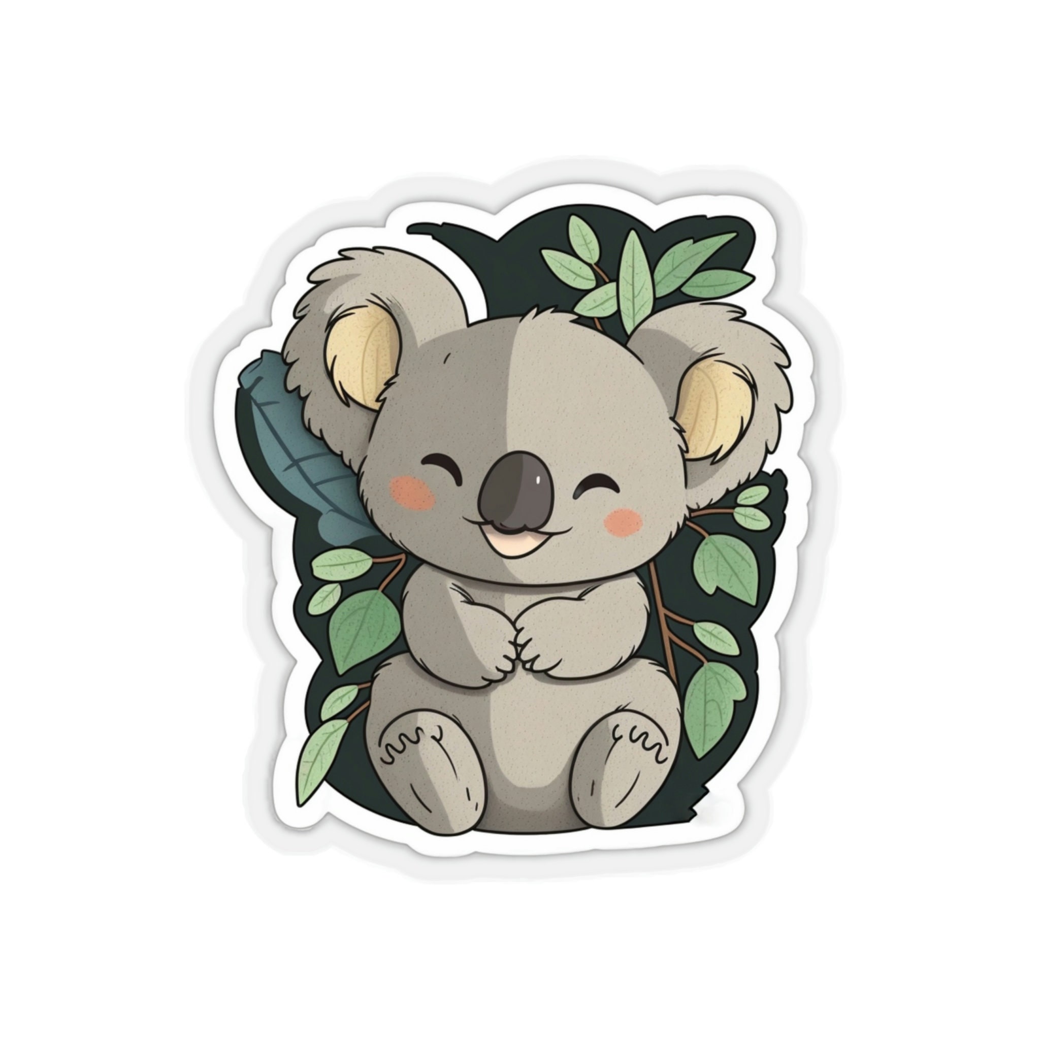 Koala, Koala Sticker, Koala Vinyl, Happy Koala, Cute Koala Decal, Water ...