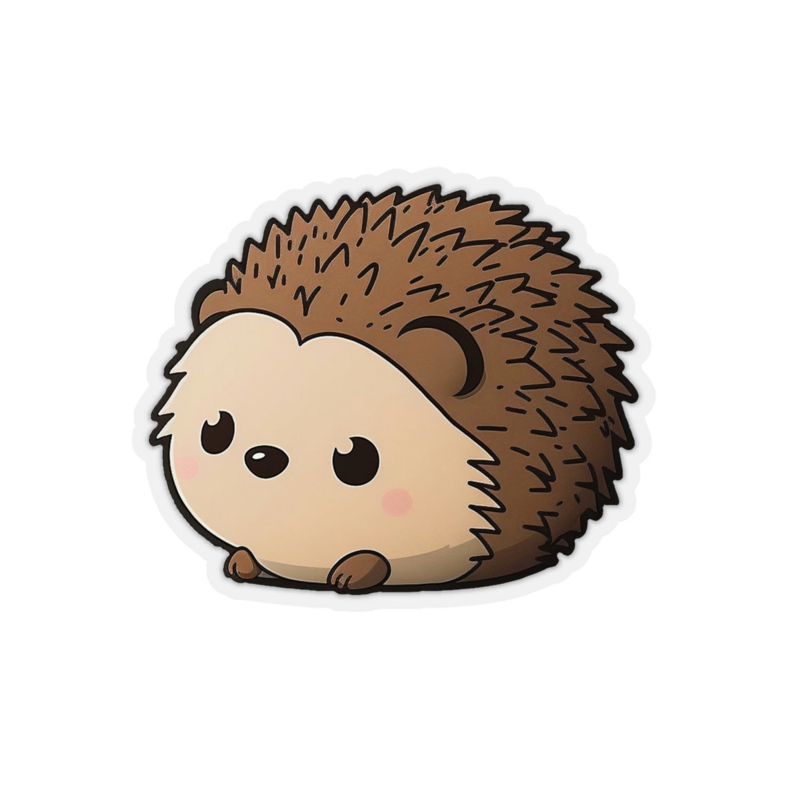 Hedgehog, Hedgehog Sticker, Hedgehog Vinyl, Happy Hedgehog, Cute ...