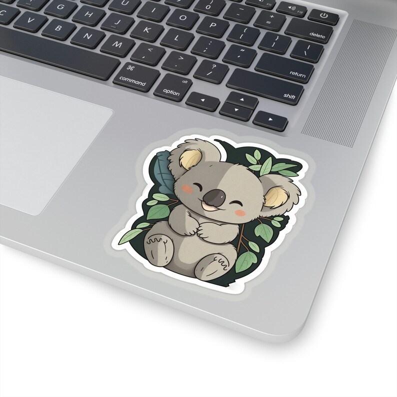 Koala, Koala Sticker, Koala Vinyl, Happy Koala, Cute Koala Decal, Water ...