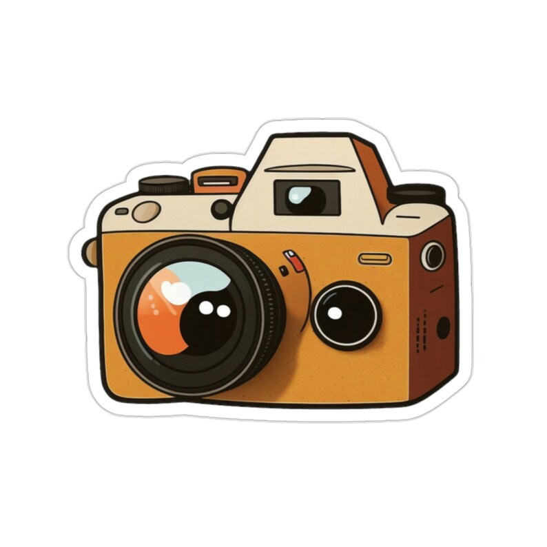 Camera Sticker, DSLR Camera, Camera, Camera Vinyl, Photographer, Cute ...