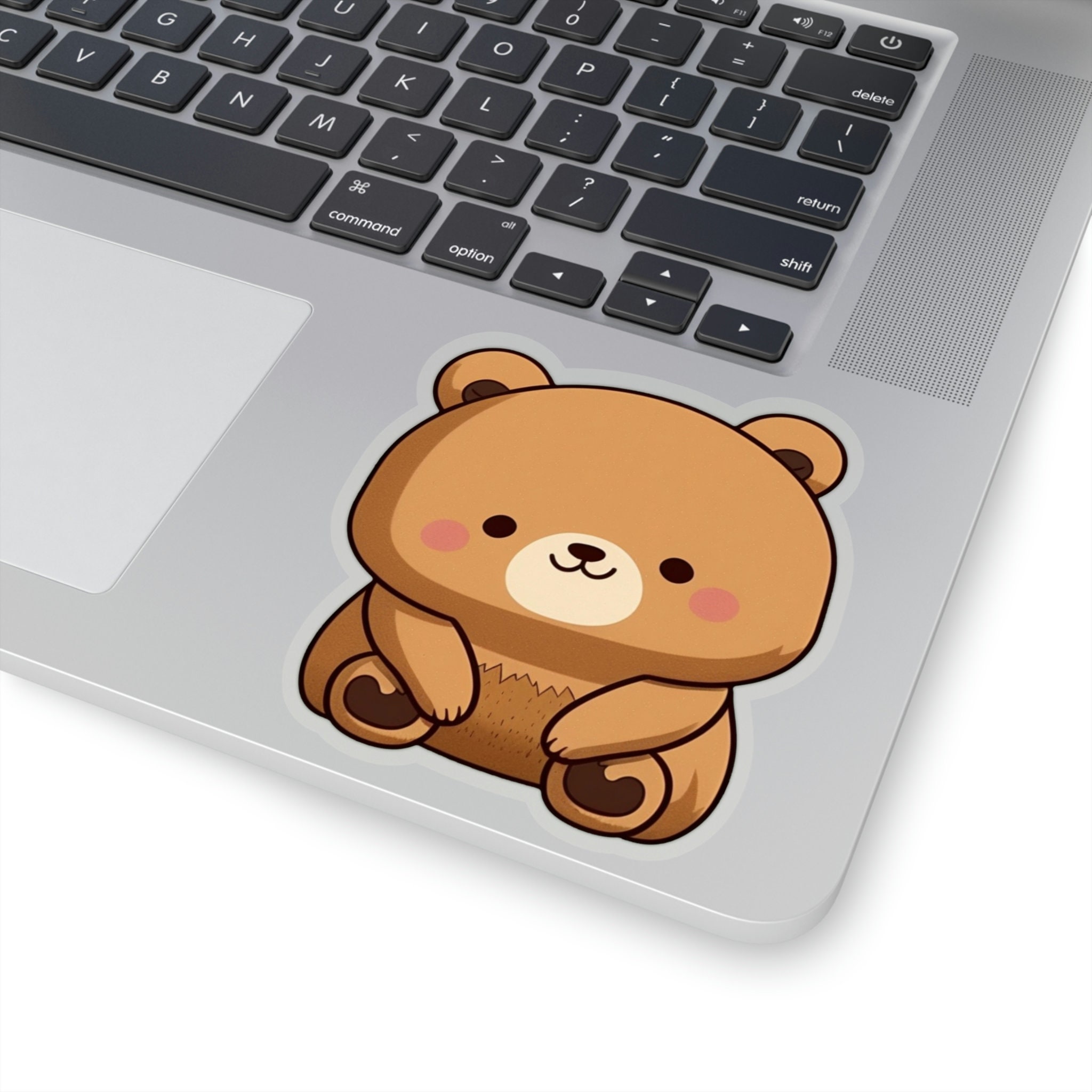 Brown Bear Sticker, Brown Bear Vinyl, Cute Brown Bear Decal, Water ...