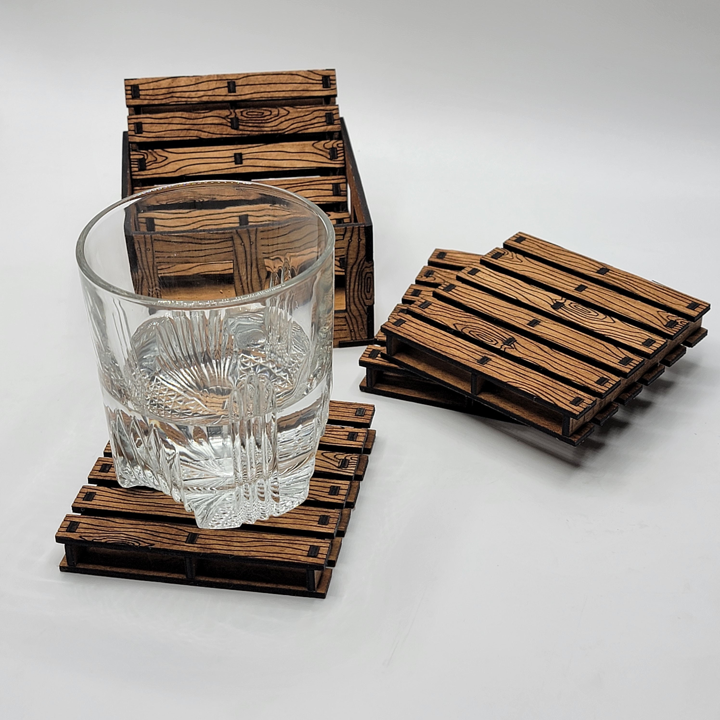Rustic Pallet Coasters | Gifts for Him | Thank You Gifts - Etsy