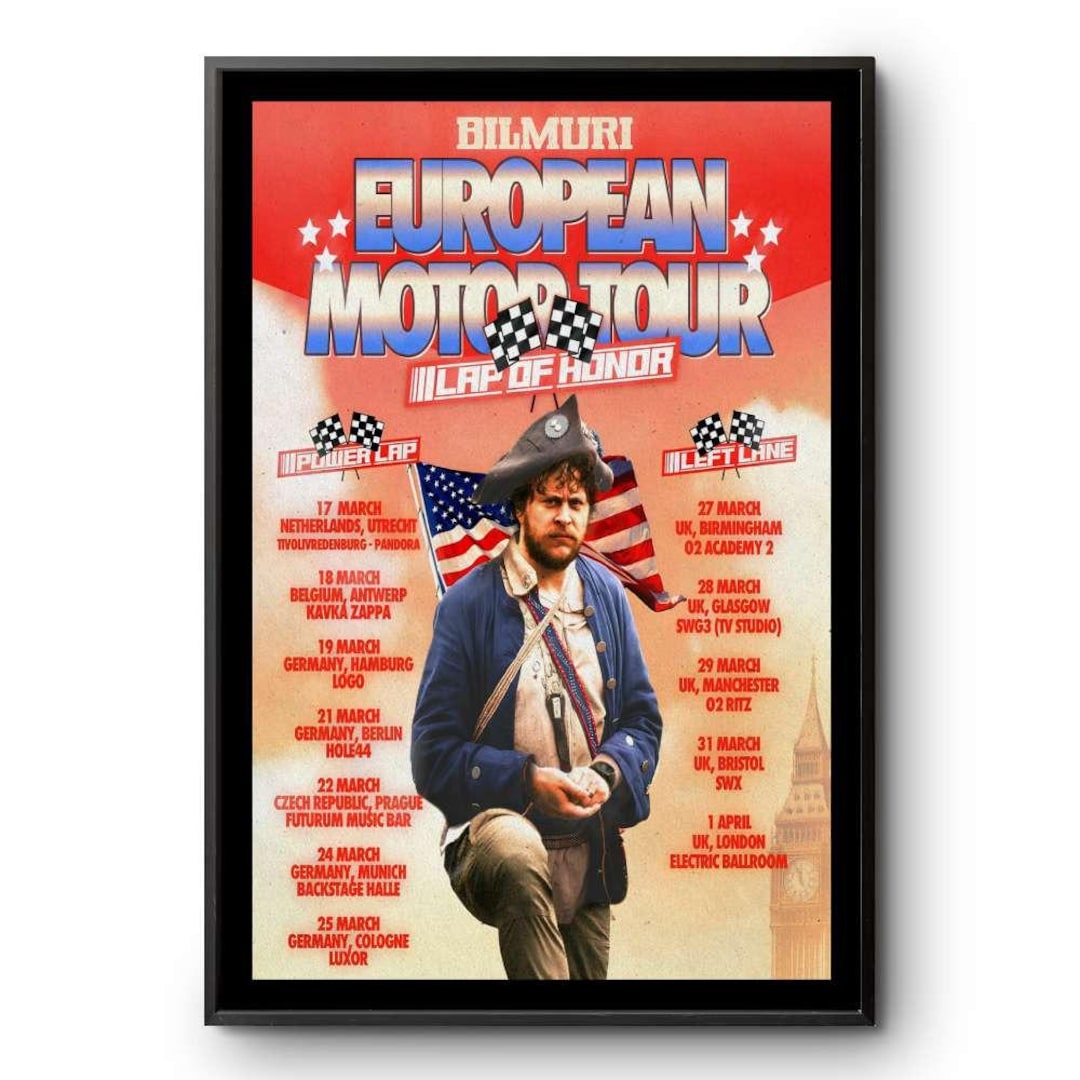 Bilmuri European Motor Tour 2025 Poster - Etsy
