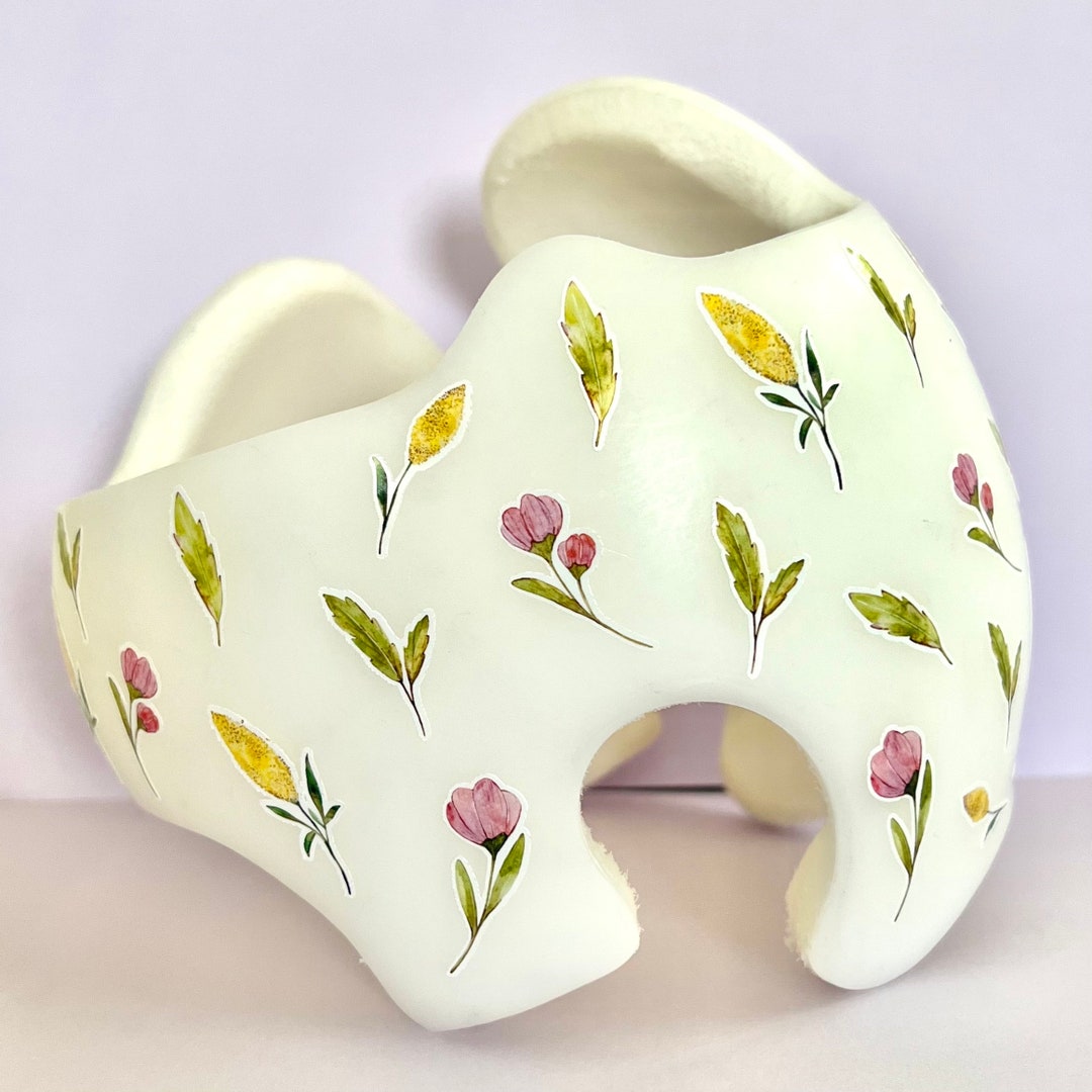 Flower Cranial Helmet Decal Stickers Helmet Cranial Helmet Decoration ...