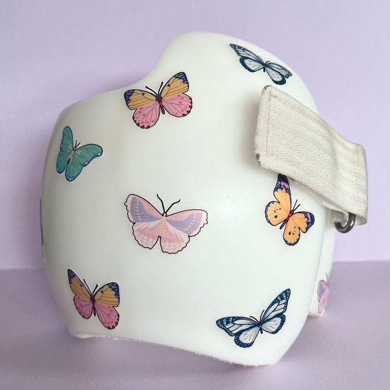 Girls Butterfly Cranial Helmet Decal - Etsy