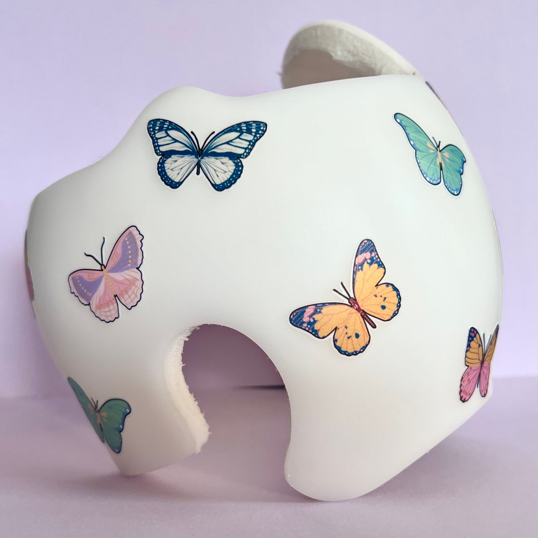 Girls Butterfly Cranial Helmet Decal - Etsy