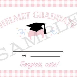 Helmet Graduation Certificate for Girls Baby Band Helmet Cranial Boys ...