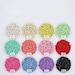 20pcs 6mm Tiny Star Buttons Matte Finish Resin Buttons, in 12 Colors ...