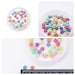20pcs 6mm Tiny Star Buttons Matte Finish Resin Buttons, in 12 Colors ...