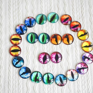 6mm-40mm 24pcs Doll Eyes Blythe Eyes Cat Eyes Dragon Eyes Snake Eyes ...