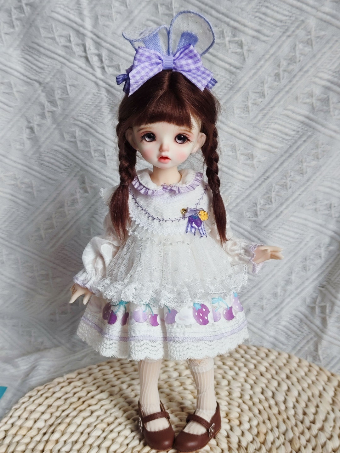 Doll Clothes 1/6 BJD Bunny Girl Dress Clothes for YOSD/ 1/6 BJD 4pcs ...