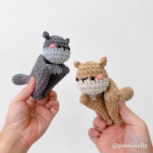 Flying Squirrel Amigurumi Crochet Pattern (digital PDF) - Etsy