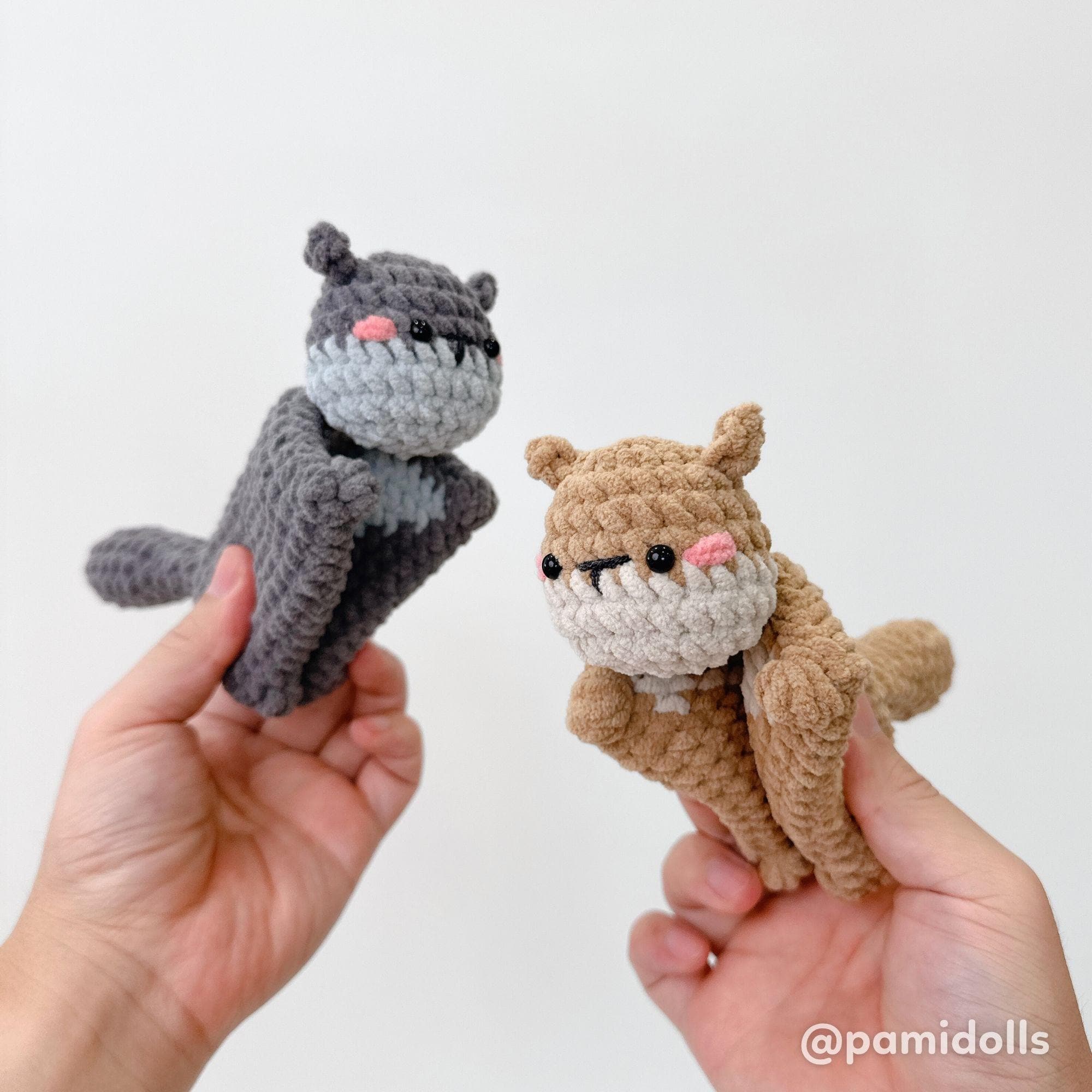 Flying Squirrel Amigurumi Crochet Pattern (digital PDF) - Etsy