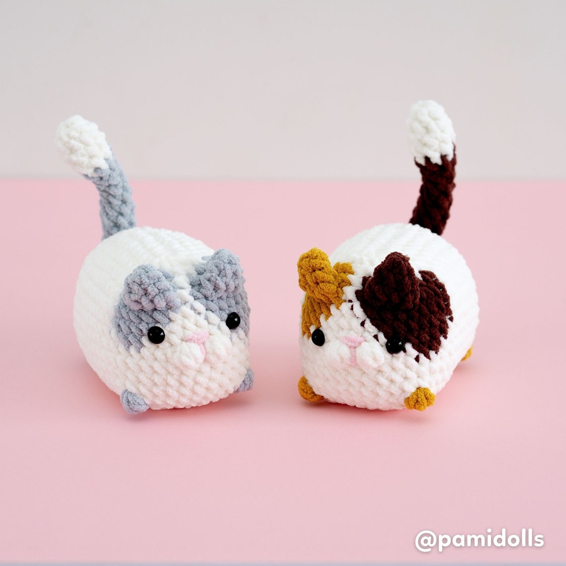 No-sew Loaf Cat Amigurumi Crochet Pattern, Video Tutorial (digital PDF ...
