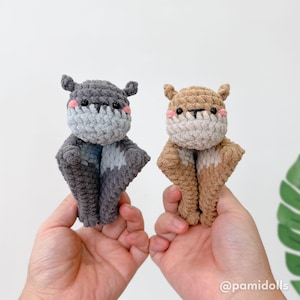 Flying Squirrel Amigurumi Crochet Pattern (digital PDF) - Etsy