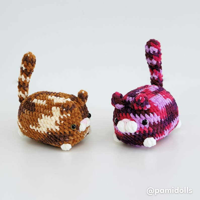 No-sew Loaf Cat Amigurumi Crochet Pattern, Video Tutorial (digital PDF ...