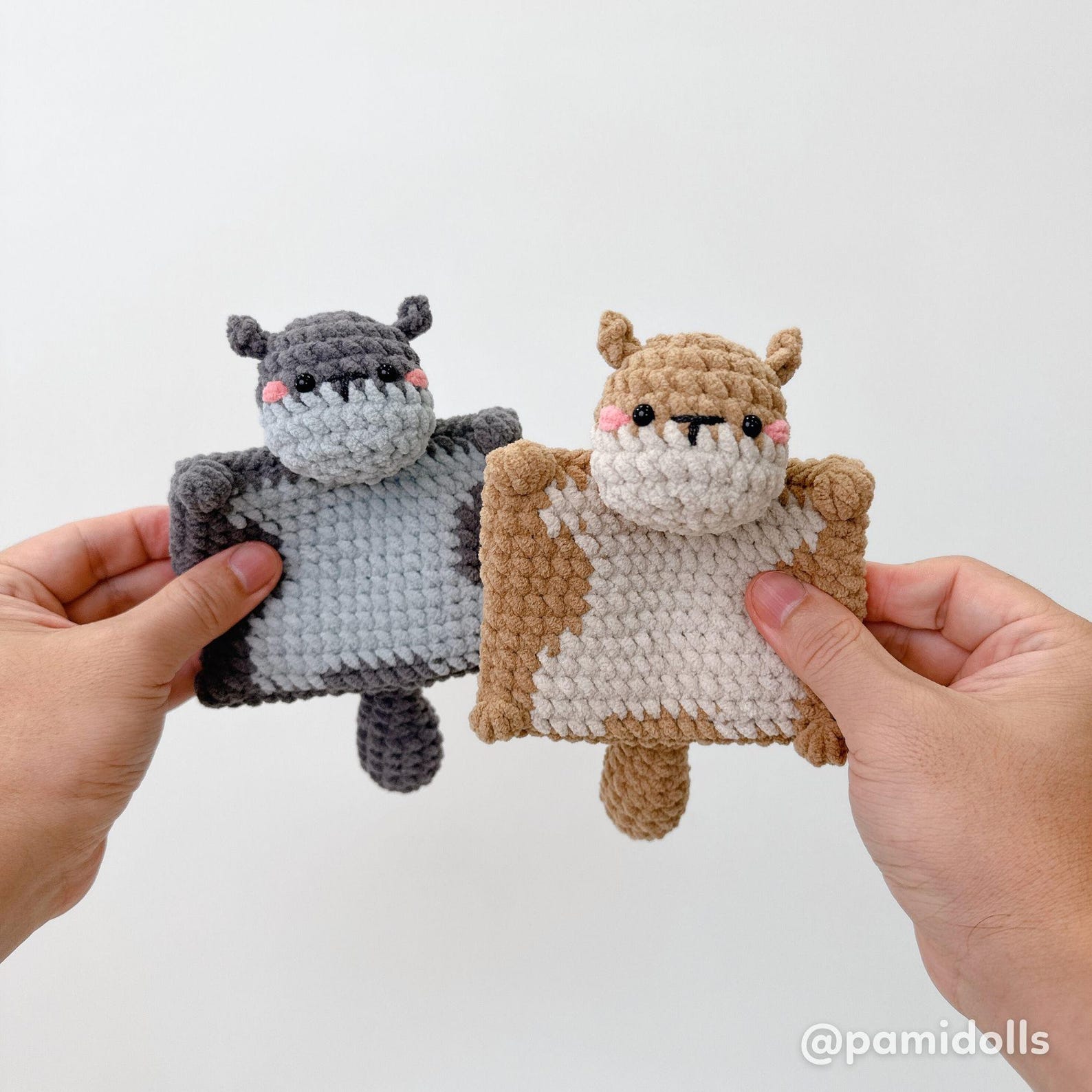 Flying Squirrel Amigurumi Crochet Pattern (digital PDF) - Etsy