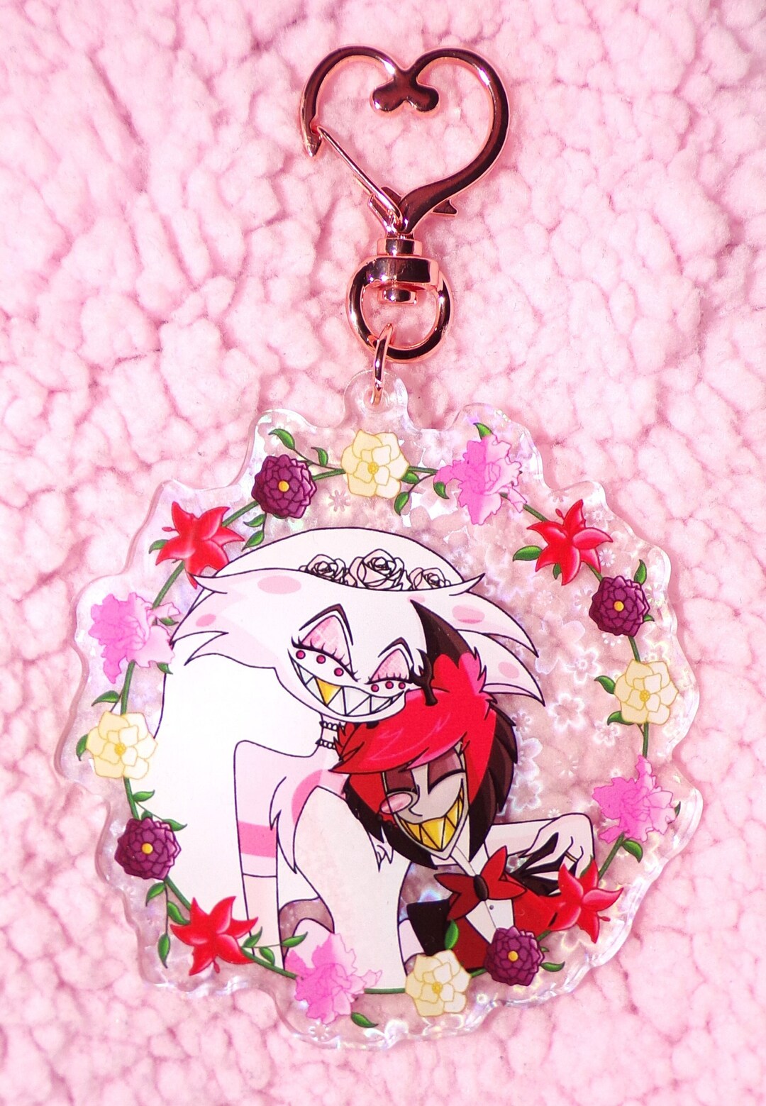A Match Made in Hell Radiodust Wedding 3 Holographic Acrylic Keychain ...