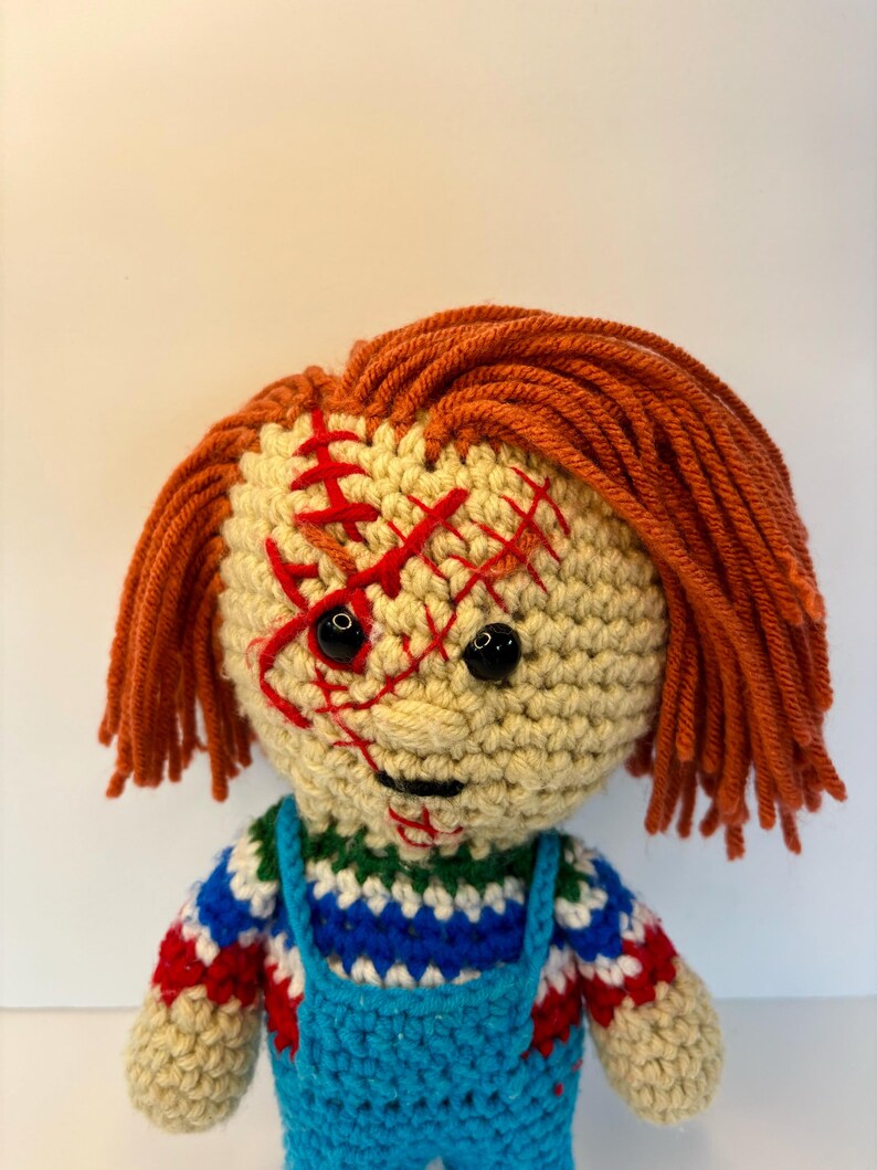 CHUCKY Handmade Crochet Amigurumi Horror Doll, Horror/halloween, Cute ...