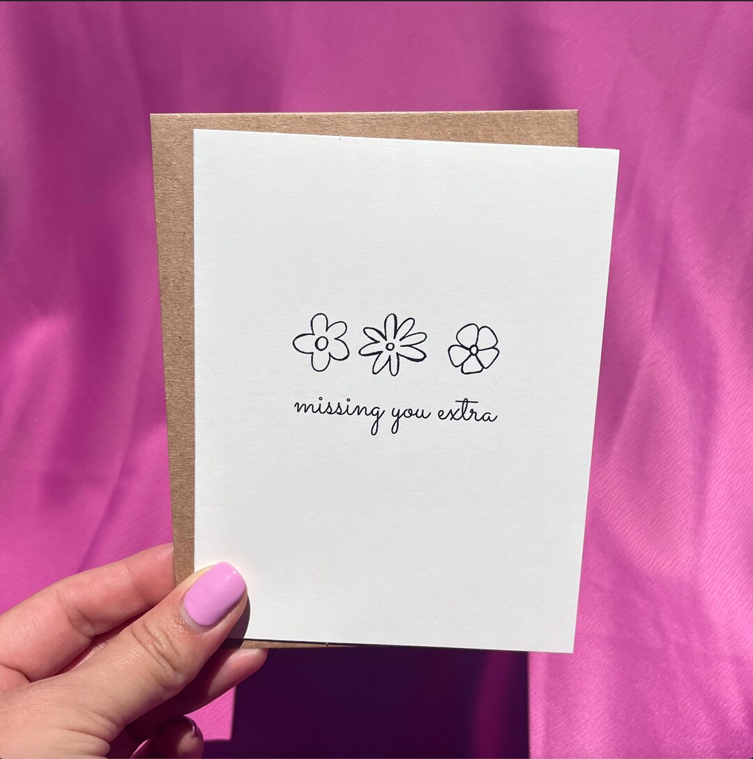Missing You Greeting Card | Gifts for Her | Gifts for Mother's Day ...