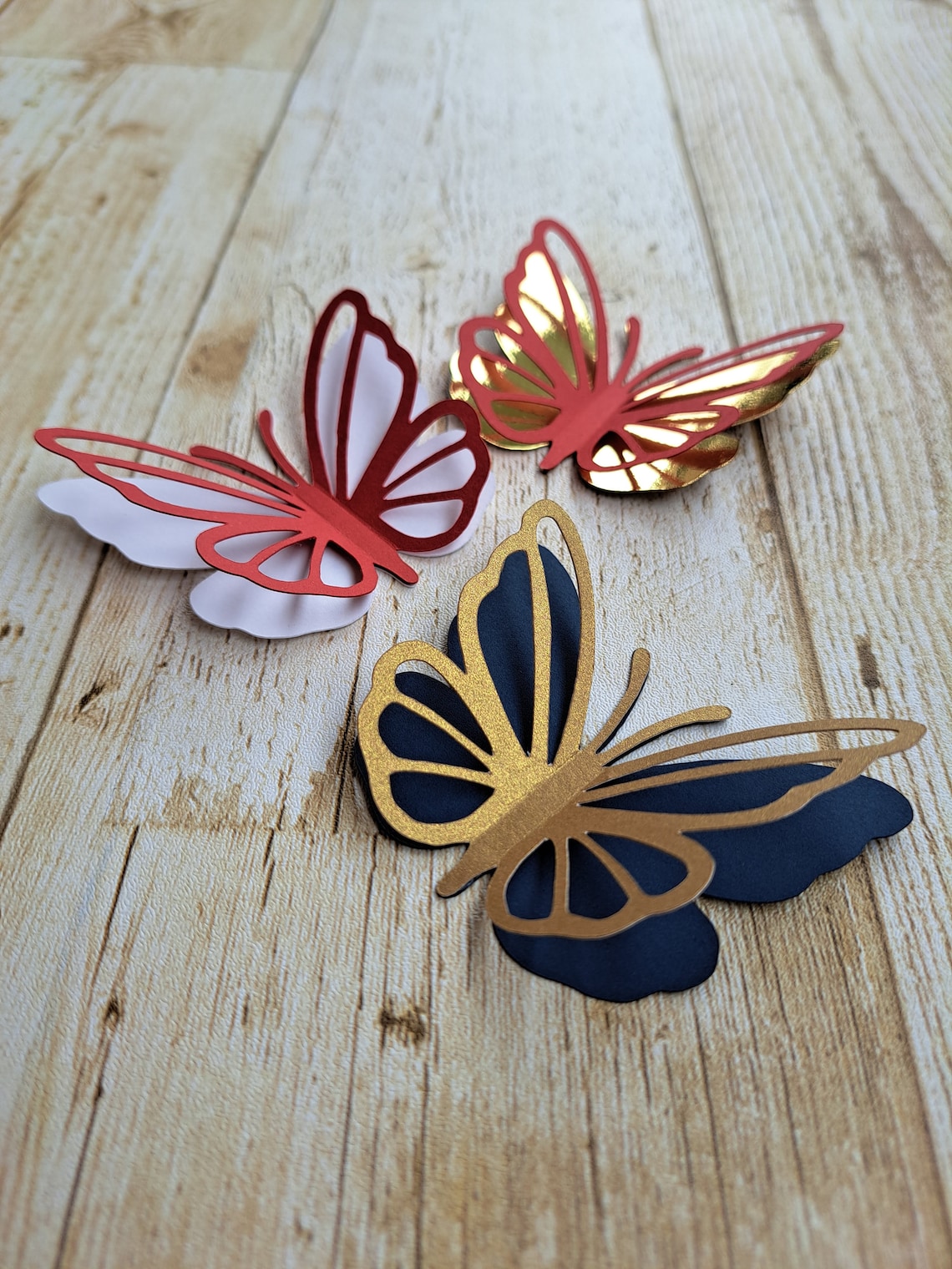 Butterfly SVG 3D Butterfly Svg Butterfly Template DIY - Etsy Canada