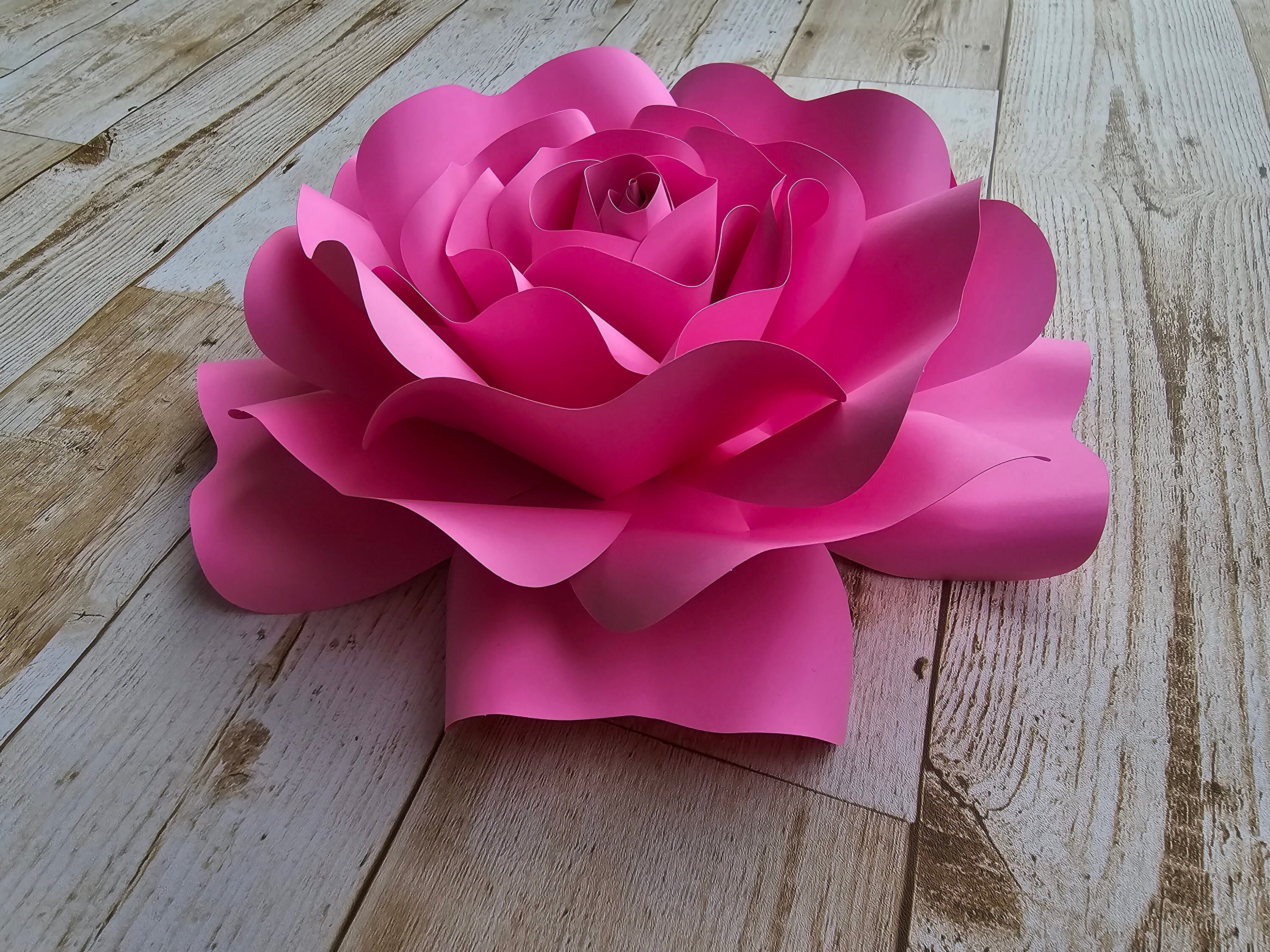 Paper Rose8 Templates Paper Flower Svg 3D Paper Flowers - Etsy Canada