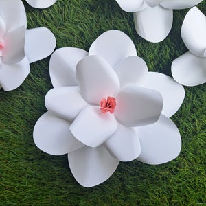 Paper Magnolia Templates, Paper Flower Svg, Printable Flower, Paper ...