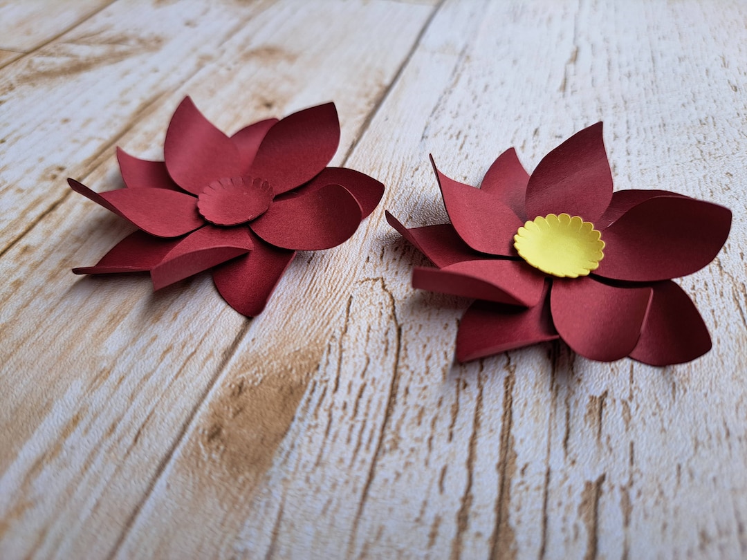 Violet Flower/ Paper Flower Template/ SVG Vilet/ DIY Paper Flowers ...