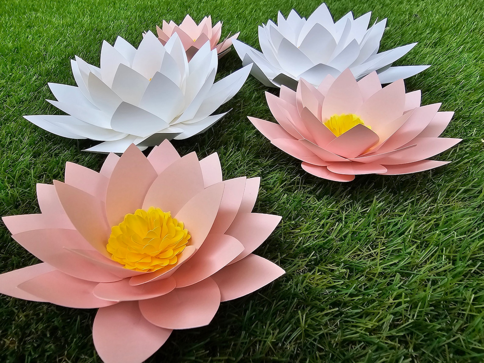 3D Paper Lotus Template: DIY Floral SVG/PDF (digital Download) - Etsy