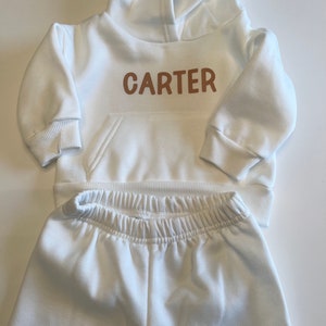 Custom Baby/toddler/kids Sweatsuits, Personalized Kids Sweatshirt and ...