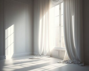 Backlit Window, Digital Backdrop - Etsy