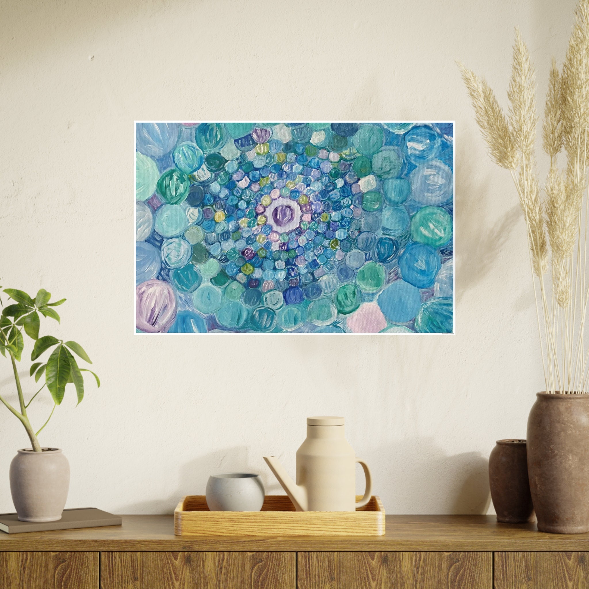 Barbles Abstract Painting Photo Art Poster Print - Etsy