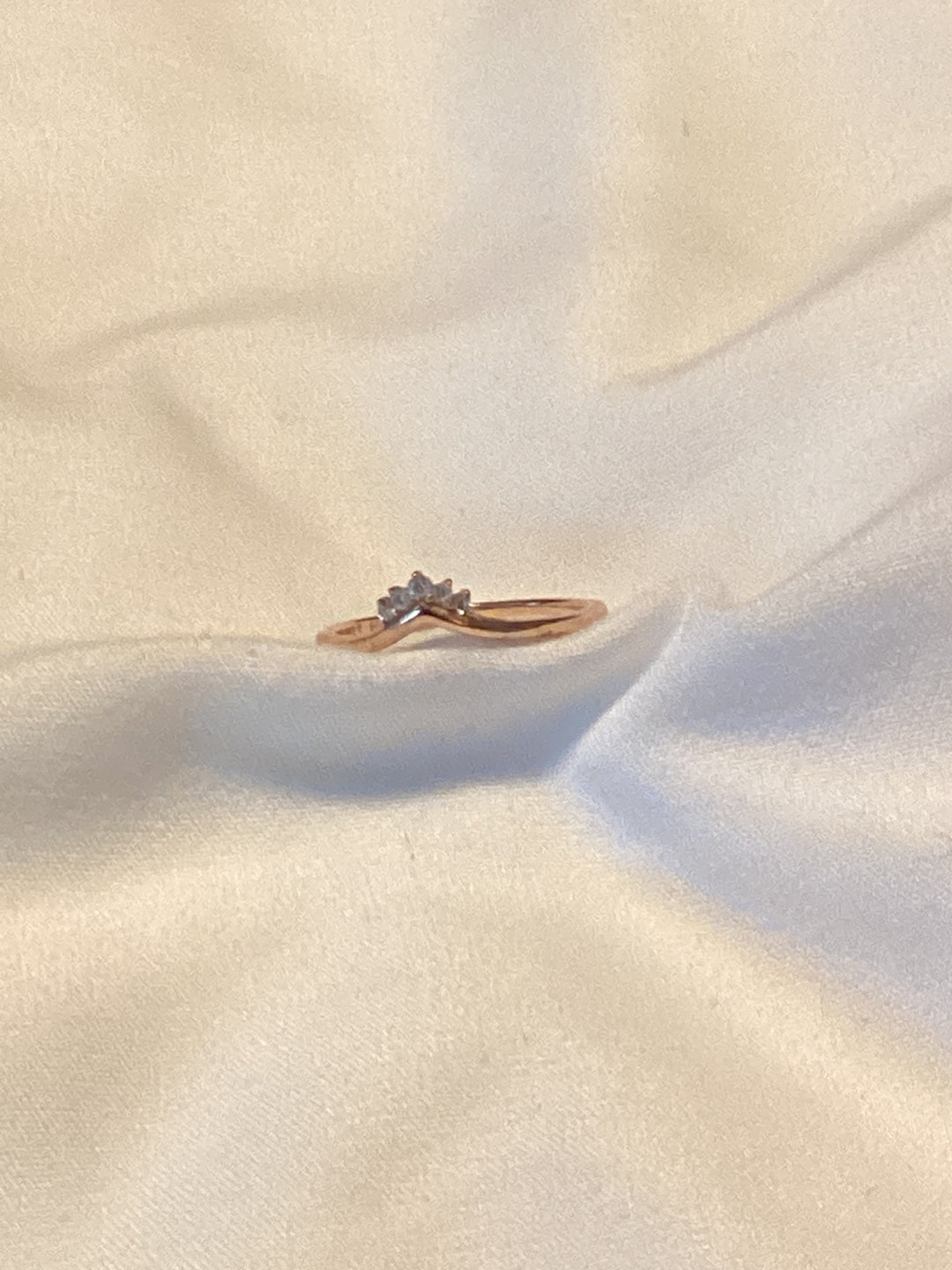 Pandora ALE Tiara Wishbone Rose Gold Ring Size 9 1/4 - Etsy