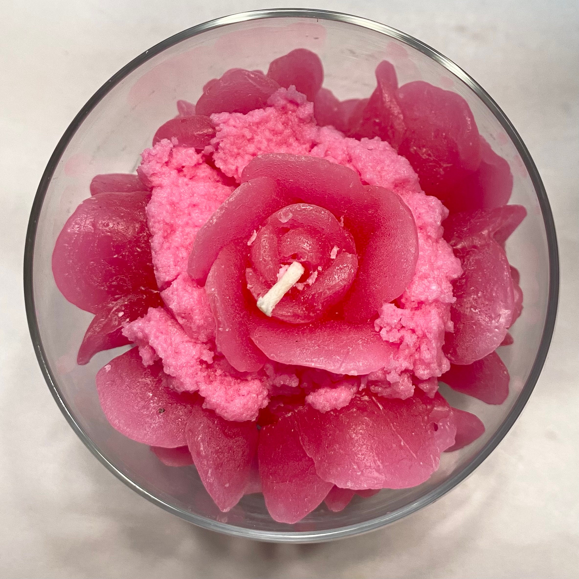 Artisan Rose Candle | Delicate | Floral | Flower Candle | Home Decor ...
