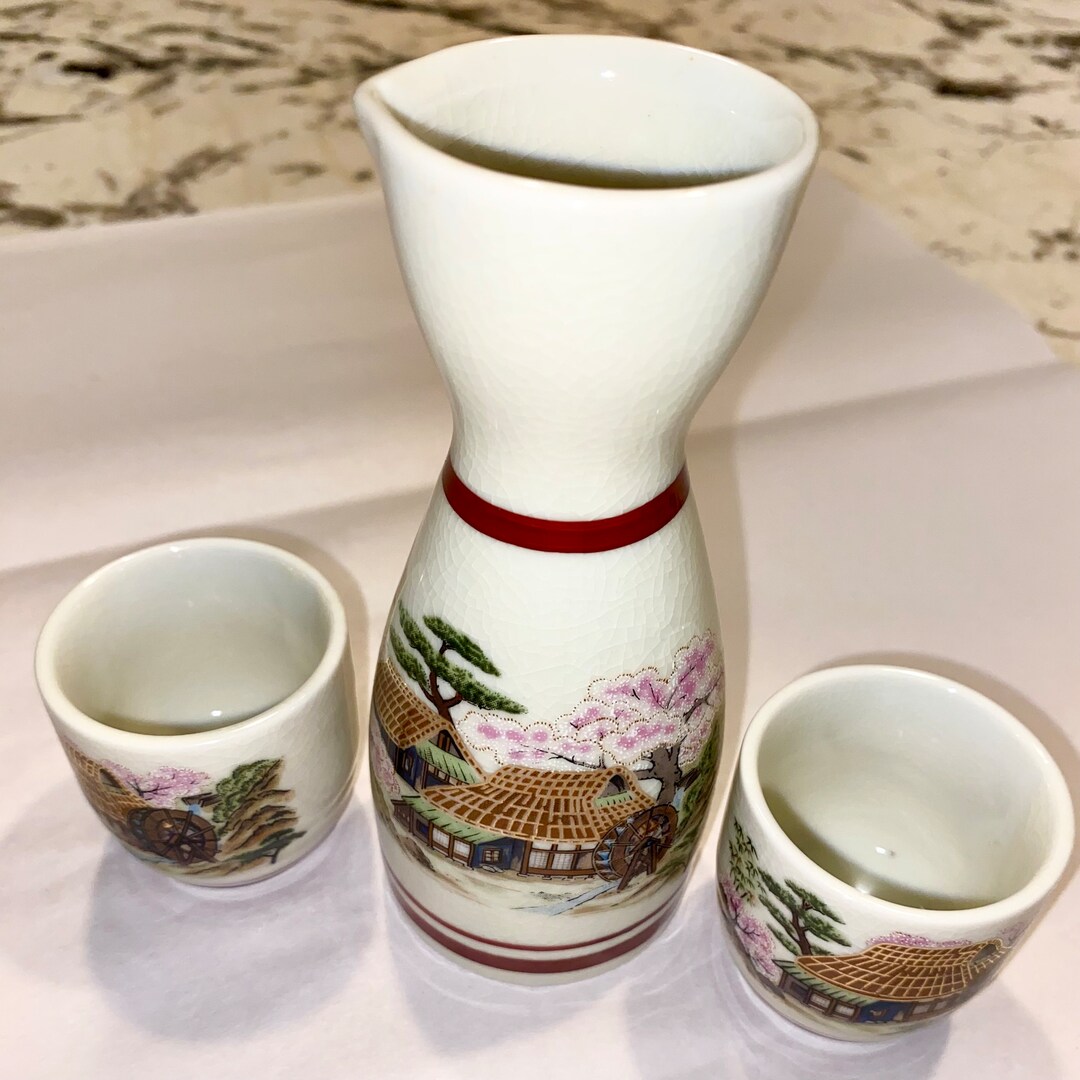 1950 Sake Tea Decanter Set | Japanese | Tea Drinkers | Serving ...