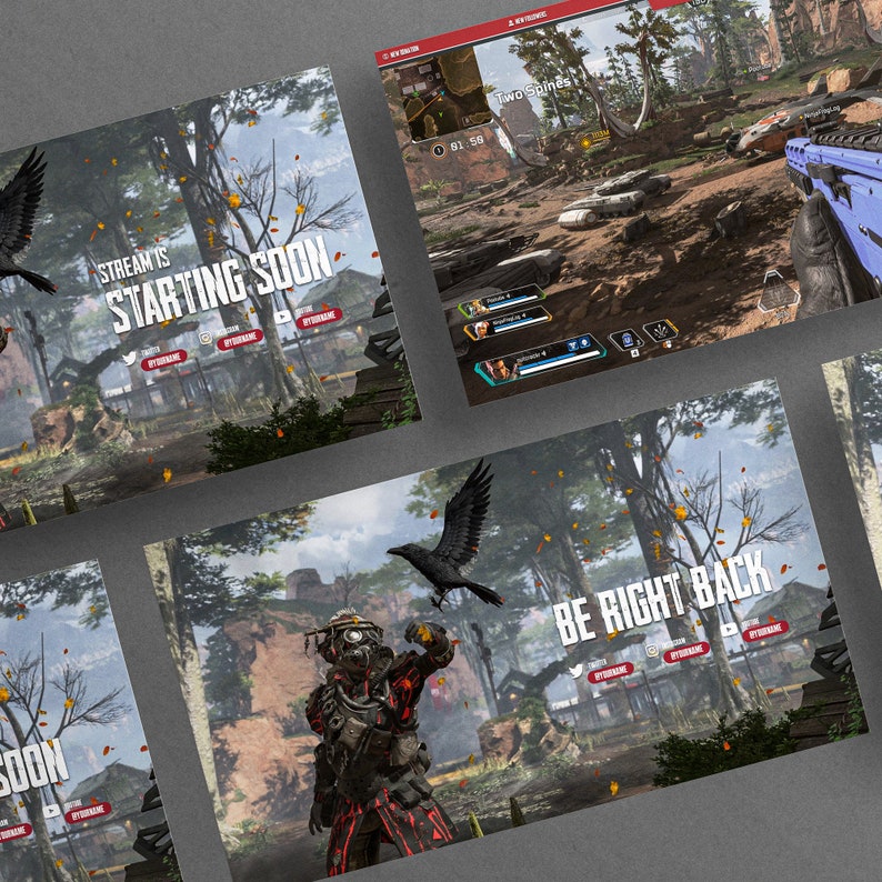 Apex Legends Animated Stream Overlay | Apex Legends Overlay for Twitch ...