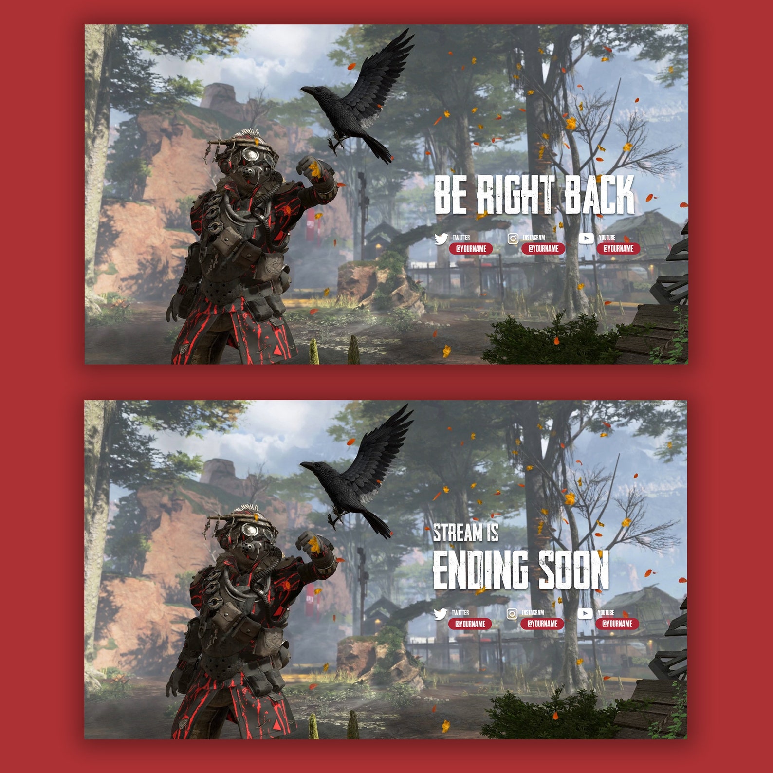 Apex Legends Animated Stream Overlay | Apex Legends Overlay for Twitch ...