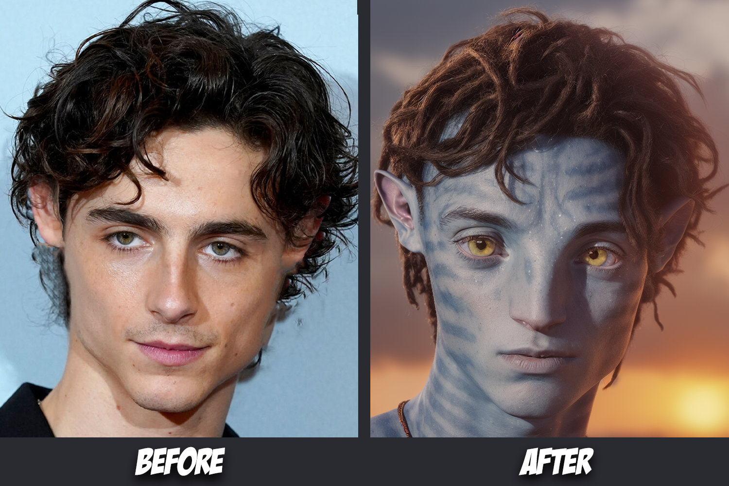 I Turn You Into a Na'vi in a Realistic Style - Etsy