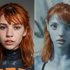 I Turn You Into a Na'vi in a Realistic Style - Etsy
