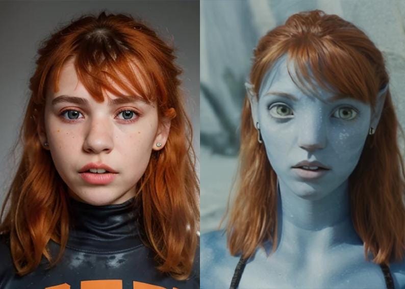 I Turn You Into a Na'vi in a Realistic Style - Etsy