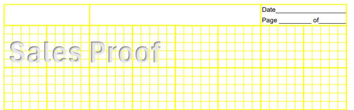 Yellow Grid Graph Printable Paper (5 Squares per Inch) - Etsy