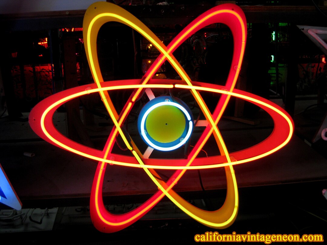 Gorgeous NEON ATOMIC ATOMS Neon Signs - Etsy
