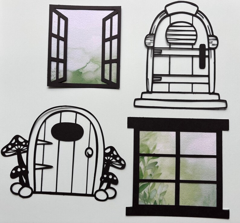 Windows/doors Large Paper Die Cut Outs - Etsy Canada