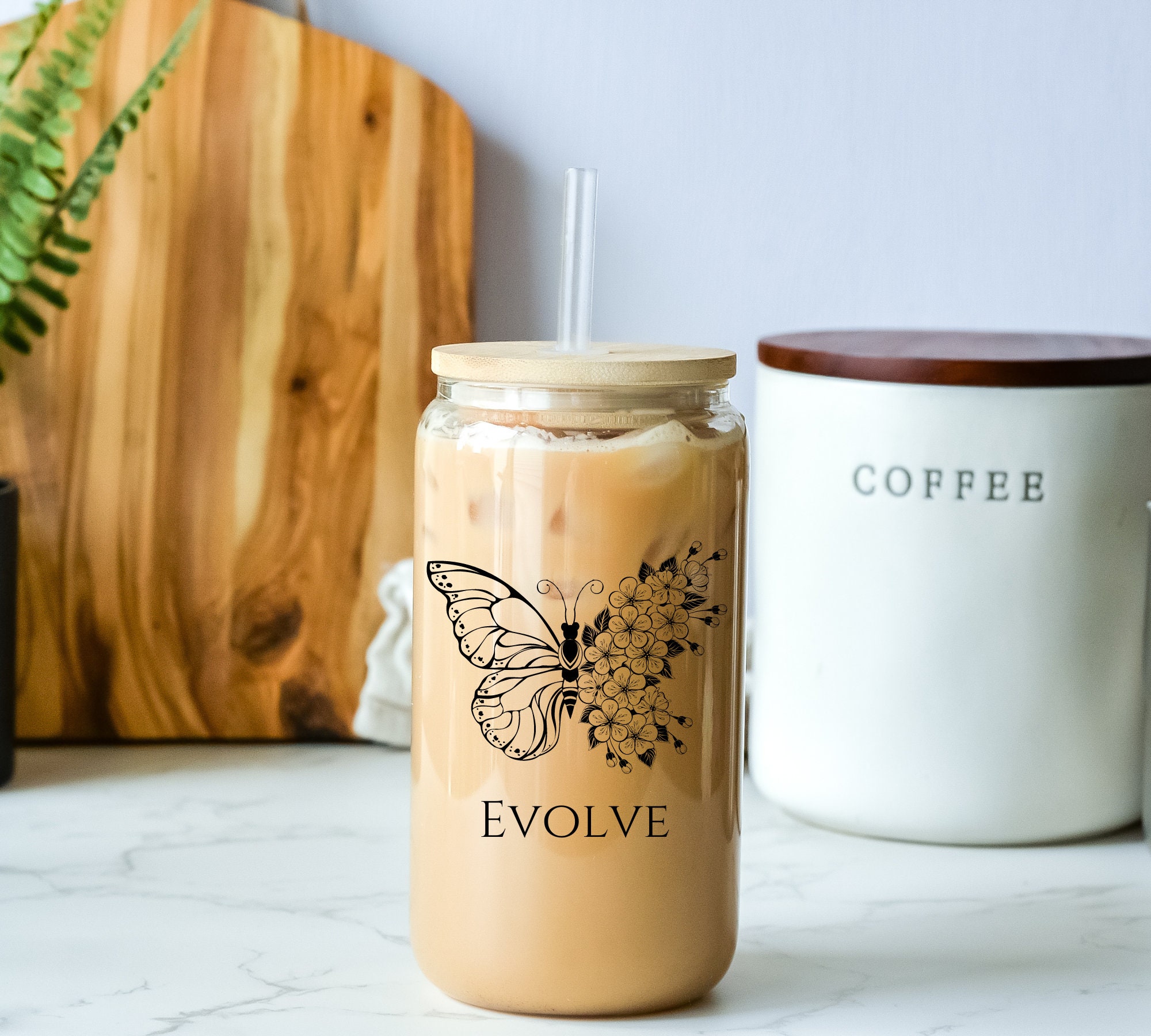 Grow Evolve Transform Butterfly Design Digital Download PNG and JPG for ...